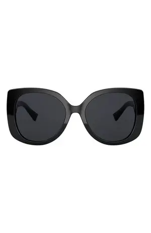 Versace 56mm Butterfly Sunglasses