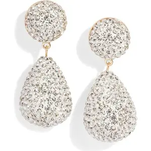 STELLA AND RUBY Luna Teardrop Earrings - Crystal