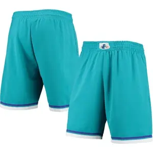 Mitchell & Ness Charlotte Hornets 1992 Hardwood Classics 75th Anniversary Swingman Shorts - Teal