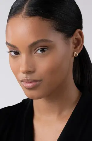 Lagos Meridian Circle Stud Earrings