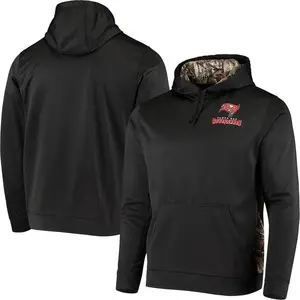 DUNBROOKE Realtree Camo Tampa Bay Buccaneers Logo Ranger Pullover Hoodie - Black