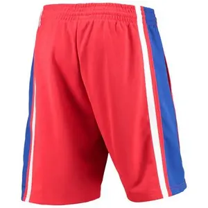 Mitchell & Ness Philadelphia 76ers Hardwood Classics 75th Anniversary Swingman Shorts - Red