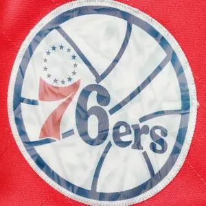Mitchell & Ness Philadelphia 76ers Hardwood Classics 75th Anniversary Swingman Shorts - Red