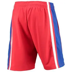 Mitchell & Ness Philadelphia 76ers Hardwood Classics 75th Anniversary Swingman Shorts - Red