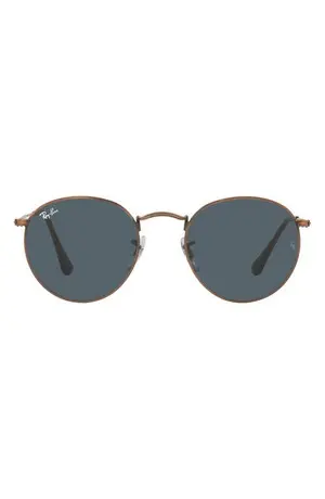 Ray-ban Ray-Ban Icons 50mm Round Sunglasses Antique Copper