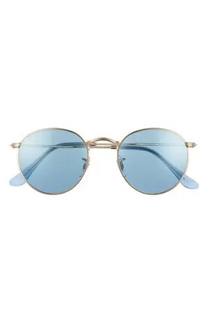 Ray-ban Ray-Ban Icons 50mm Round Sunglasses Arista/ Blue