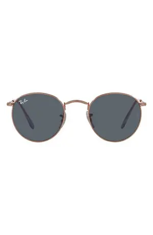 Ray-ban Ray-Ban Icons 50mm Round Sunglasses Blue