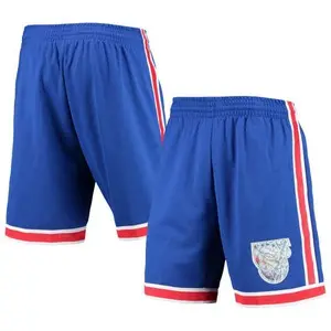 Mitchell & Ness New Jersey Nets 1993 Hardwood Classics 75th Anniversary Swingman Shorts - Blue