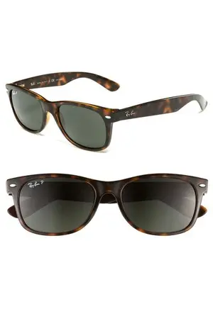 Ray-ban Ray-Ban 55mm Rectangular Sunglasses Grey