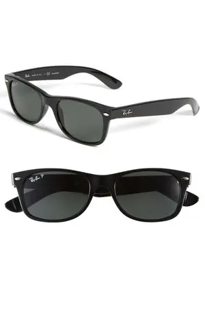 Ray-ban Ray-Ban 55mm Rectangular Sunglasses Matte Black
