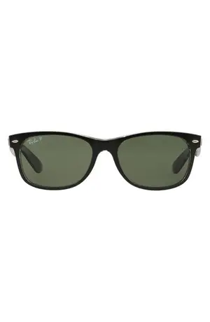 Ray-ban Ray-Ban 55mm Rectangular Sunglasses Transparent Black
