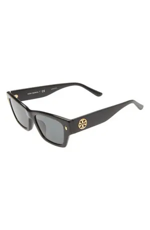 Tory Burch 52mm Rectangular Sunglasses