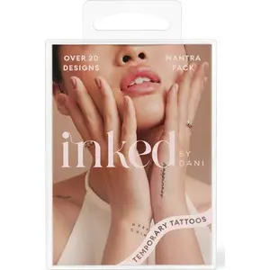 INKED BY DANI Mantra Pack Temporary Tattoos