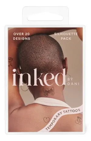 INKED BY DANI Silhouette Pack Temporary Tattoos None