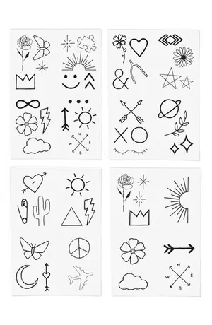 INKED BY DANI Temporary Tattoos - Doodle
