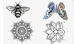 INKED BY DANI Bestsellers Pack Temporary Tattoos - None