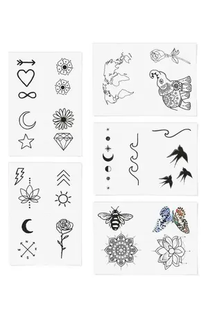 INKED BY DANI Bestsellers Pack Temporary Tattoos