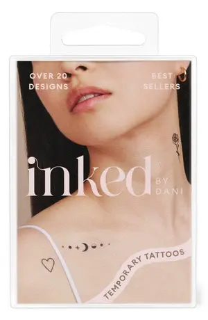 INKED BY DANI Bestsellers Pack Temporary Tattoos