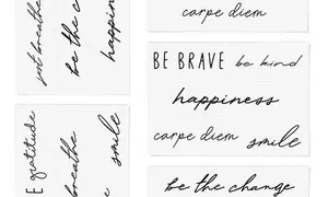 INKED BY DANI Self Love Pack Temporary Tattoos
