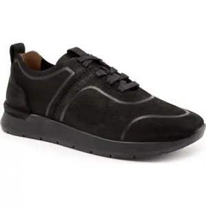 SOFTWALK® Stella Sneaker - Black Nubuck