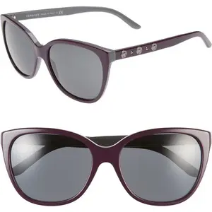 Versace Rock Icons 57mm Sunglasses - Violet/grey