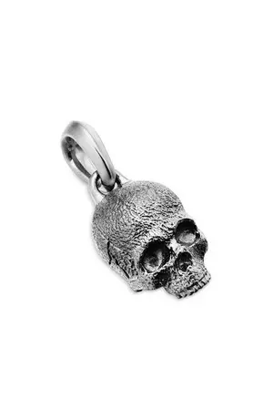 David Yurman Waves Skull Amulet