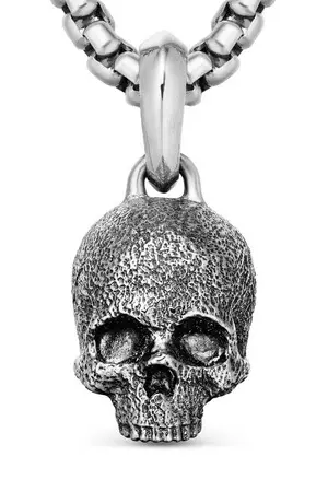 David Yurman Waves Skull Amulet