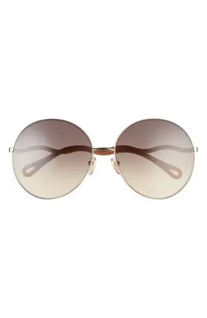 Chloé 62mm Round Sunglasses