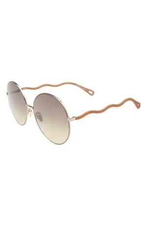 Chloé 62mm Round Sunglasses