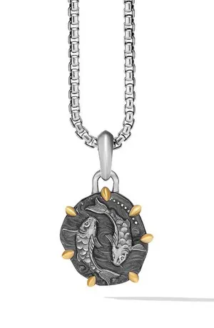 David Yurman David Yurman Zodiac Amulet Pendant Silverisces