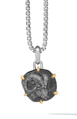 David Yurman David Yurman Zodiac Amulet Pendant Silverries