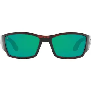 COSTA DEL MAR Costa Del Mar 61mm Wraparound Sunglasses Light Tort