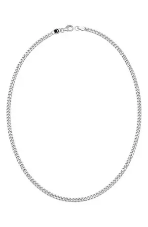 CRISLU Curb Link Necklace - Platinum