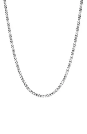 CRISLU Curb Link Necklace - Platinum