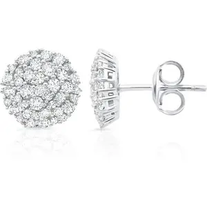 CRISLU Pavé Stud Earrings