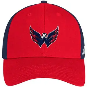 Adidas Navy Washington Capitals Team Adjustable Hat - Red
