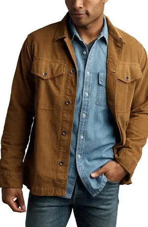 ROAN Odessa Cord Field Jacket Amber Grain