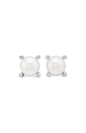 David Yurman Pearl Stud Earrings