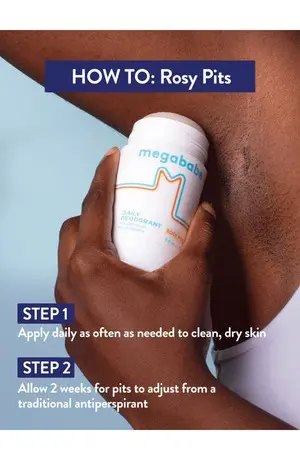 MEGABABE Rosy Pits Aluminum Free Deodorant