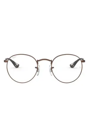 Ray-ban Ray-Ban Round Frame Eyeglasses Red/gold