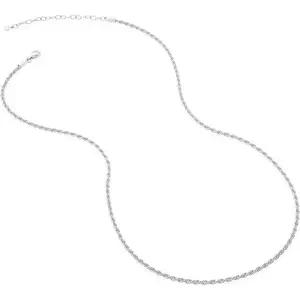 Monica Vinader Monica Vinader Rope Chain Necklace Silver