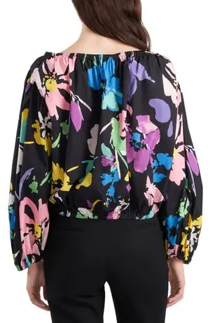 Chaus Off-the-shoulder Floral Print Top