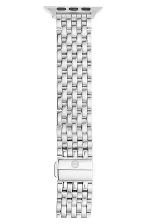 Michele 20mm Apple Watch® Bracelet - Chrome
