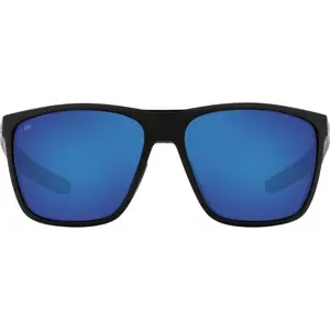 COSTA DEL MAR Costa Del Mar 62mm Square Sunglasses Black Blue