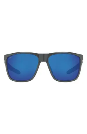 COSTA DEL MAR Costa Del Mar 62mm Square Sunglasses Grey