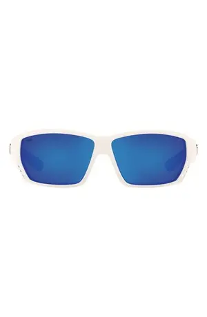 COSTA DEL MAR 62mm Polarized Sunglasses - White Blue