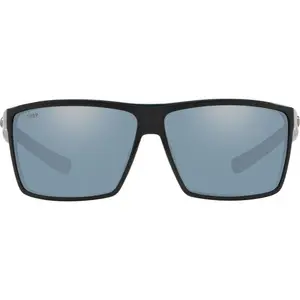 COSTA DEL MAR Costa Del Mar 63mm Polarized Square Sunglasses Black