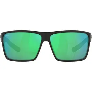 COSTA DEL MAR 63mm Polarized Square Sunglasses - Green Mirror