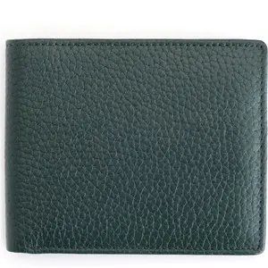 ROYCE NEW YORK Rfid Leather Trifold Wallet - Dark Green