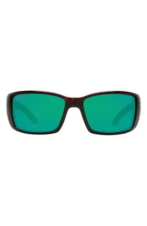 COSTA DEL MAR 59mm Wraparound Sunglasses - Tort